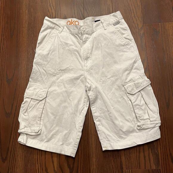 Akademiks | Shorts | Akademiks White Cargo Jean Shorts Jnco Style Mens ...